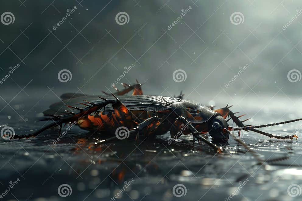 Close Up of a Dead Insect on a Surface. Suitable for Scientific or ...