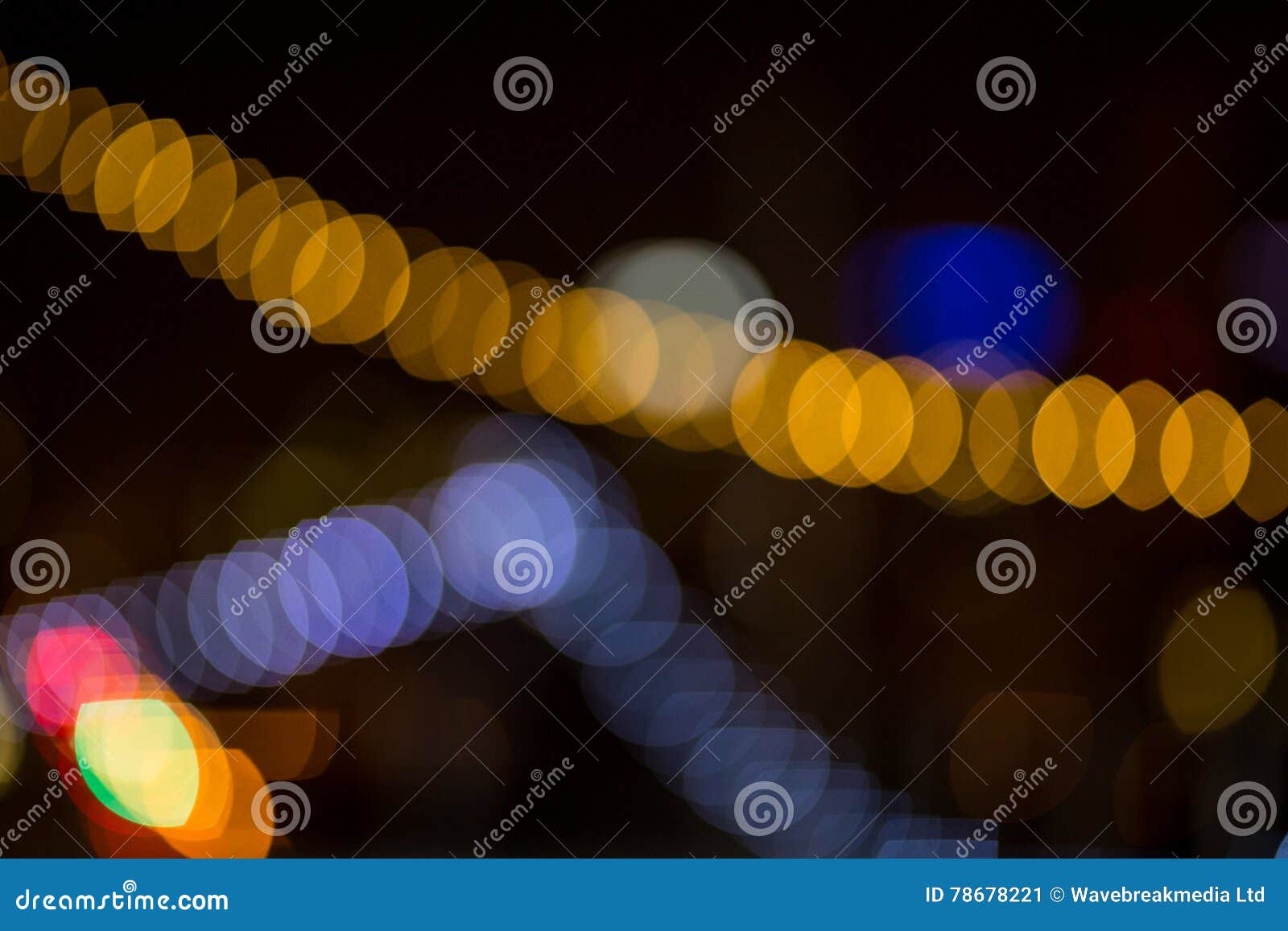 Close-up of Defocused Light Stock Image - Image of celebration ...