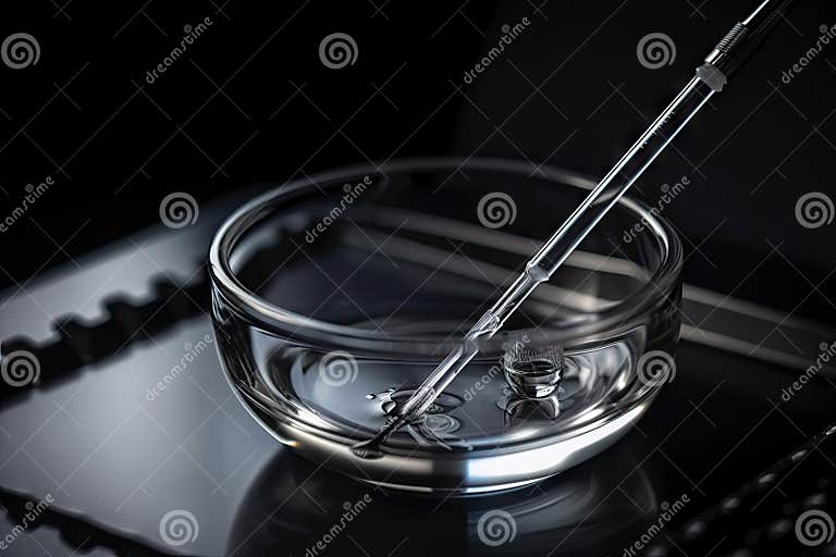 Close-up of a Delicate Burette and Pipette, Essential Tools for Precise ...