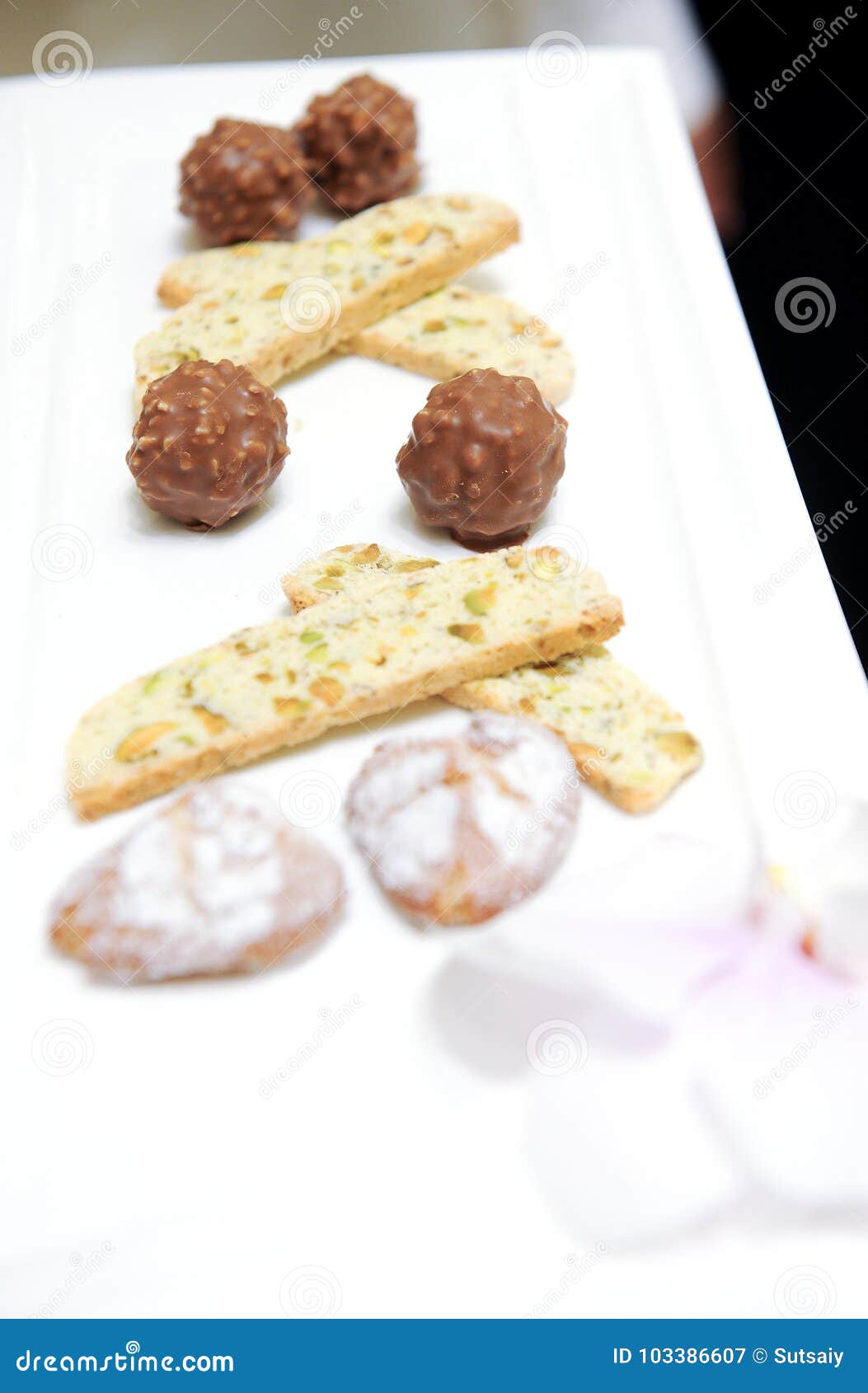 Delicious Chocolate Appetizer Stock Image - Image of confectionery ...