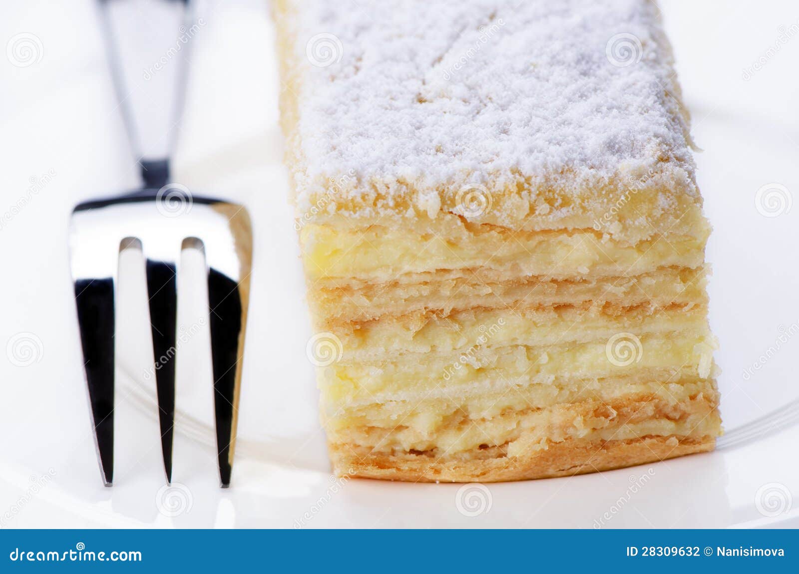 Close Up Delicious Layered Cake Stock Photo - Image of bake, confection ...