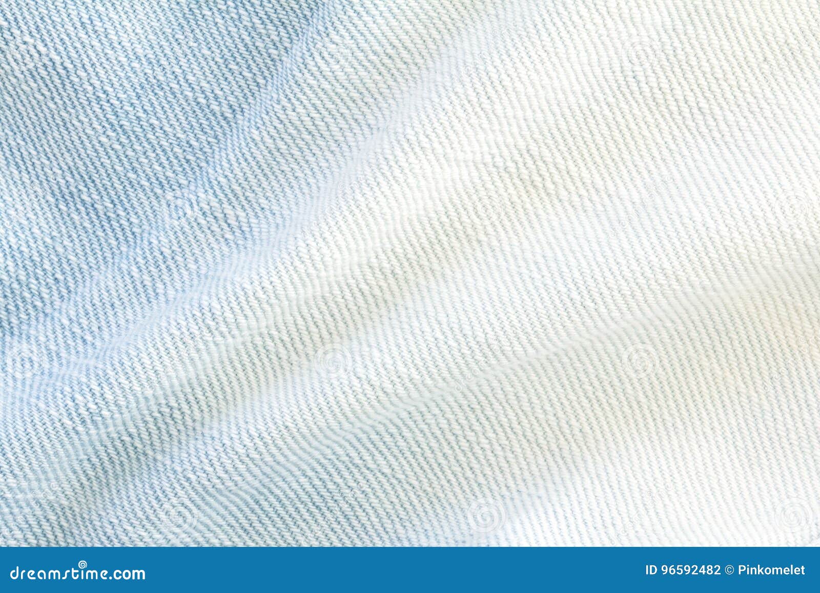 Close Up Denim Bright Blue Jeans Surface with Wave Texture Back Stock ...