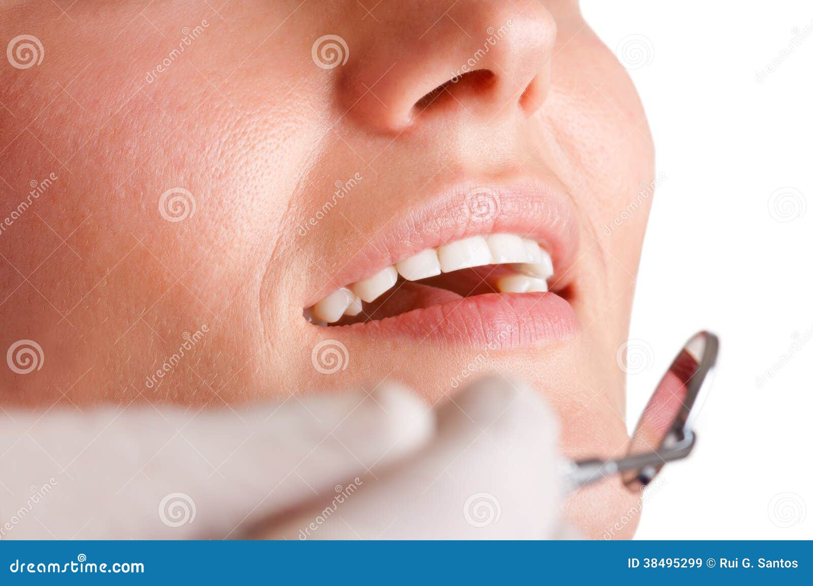 Close-Up of a Dentist at Work Stock Image - Image of doctor, occupation ...