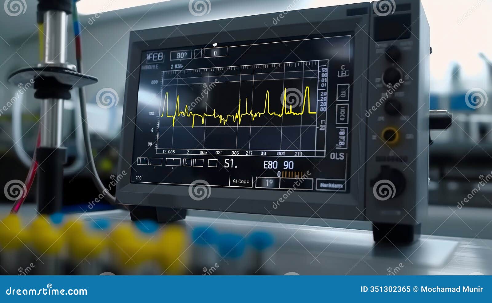 Close-up Of Electrical Power Control Panel With Cables And Switches ...