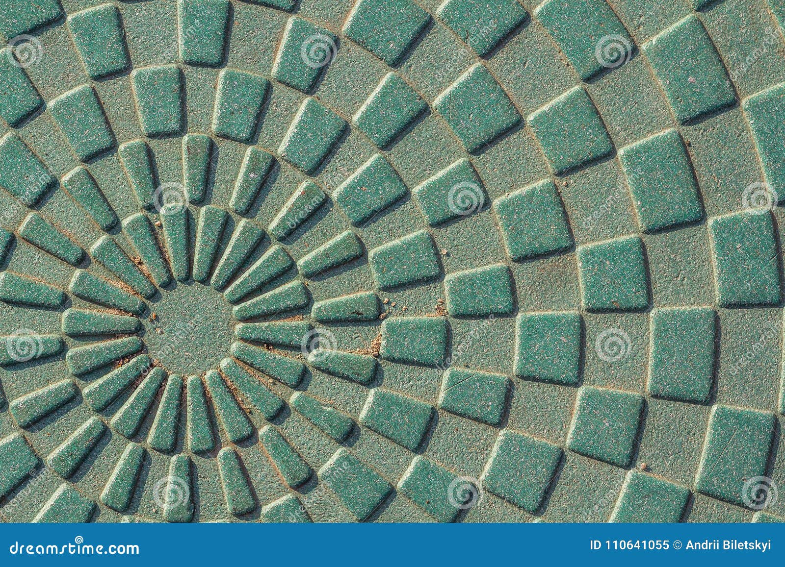 Close-up Detail of Green Abstract Round Shape Texture. Stock Image ...