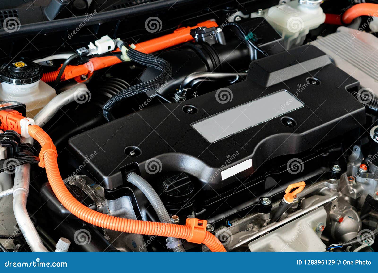 Close Up Detail of New Car Engine Car Engine Part Stock Image - Image ...