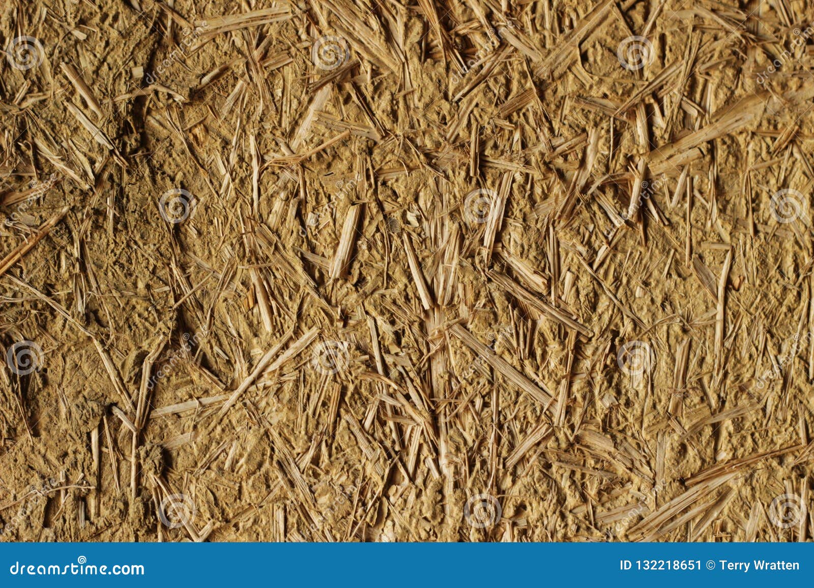 Detail of the Patterns and Textures in a Traditional Hay Bale Wall ...