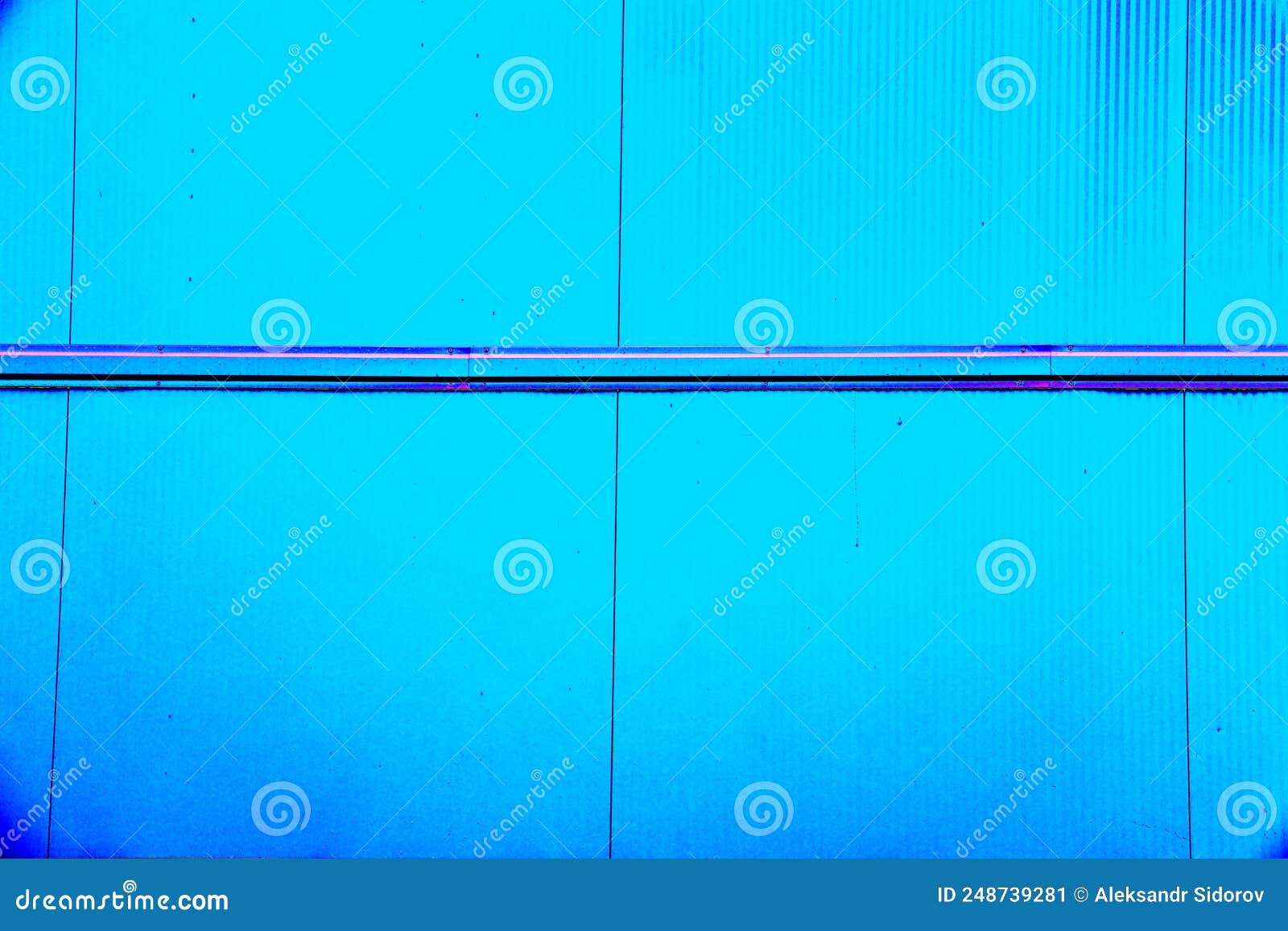 Close Up Detail of Reflected Glass Facade with Rectangular Windows Grid ...