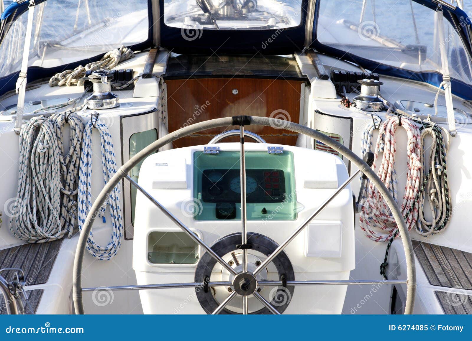 Close Up Detail of Sailing Yacht Stock Image - Image of cruise, dock ...