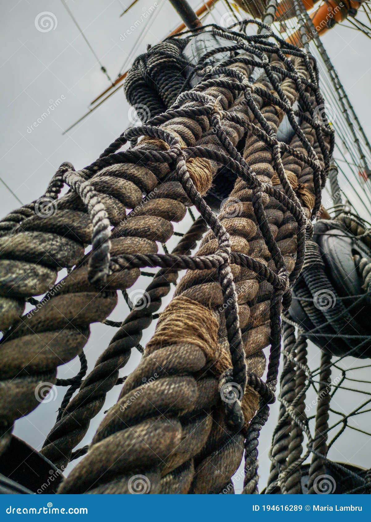 Detail Of A Ship`s Hull Markings Of Thruster Position Royalty-Free ...