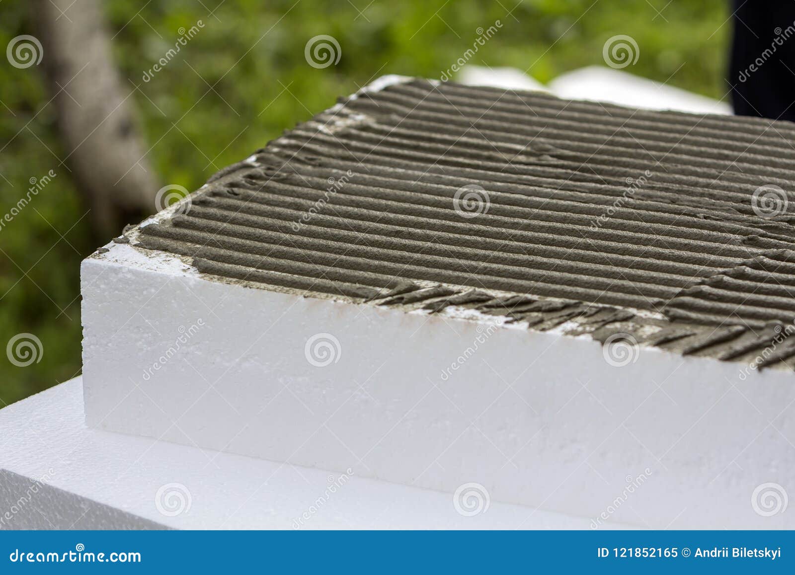 Close-up Detail of Stack of White Rigid Polyurethane Styrofoam S Stock ...