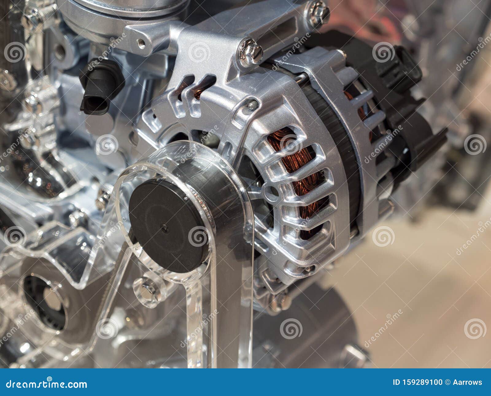 Close Up Detail of Tuned Car Engine Stock Photo - Image of combustion ...