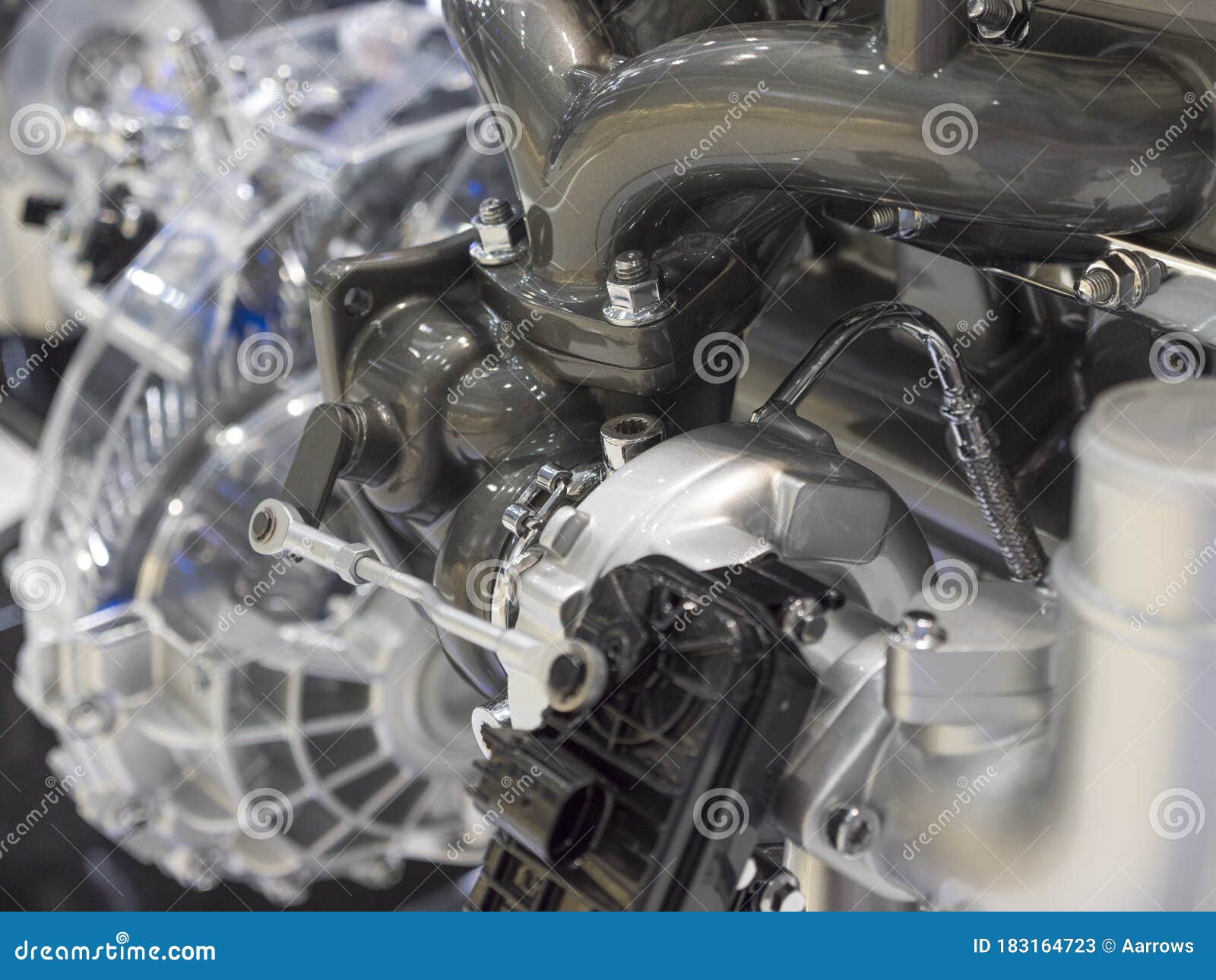 Close Up Detail of Tuned Car Engine Stock Image - Image of tuning ...
