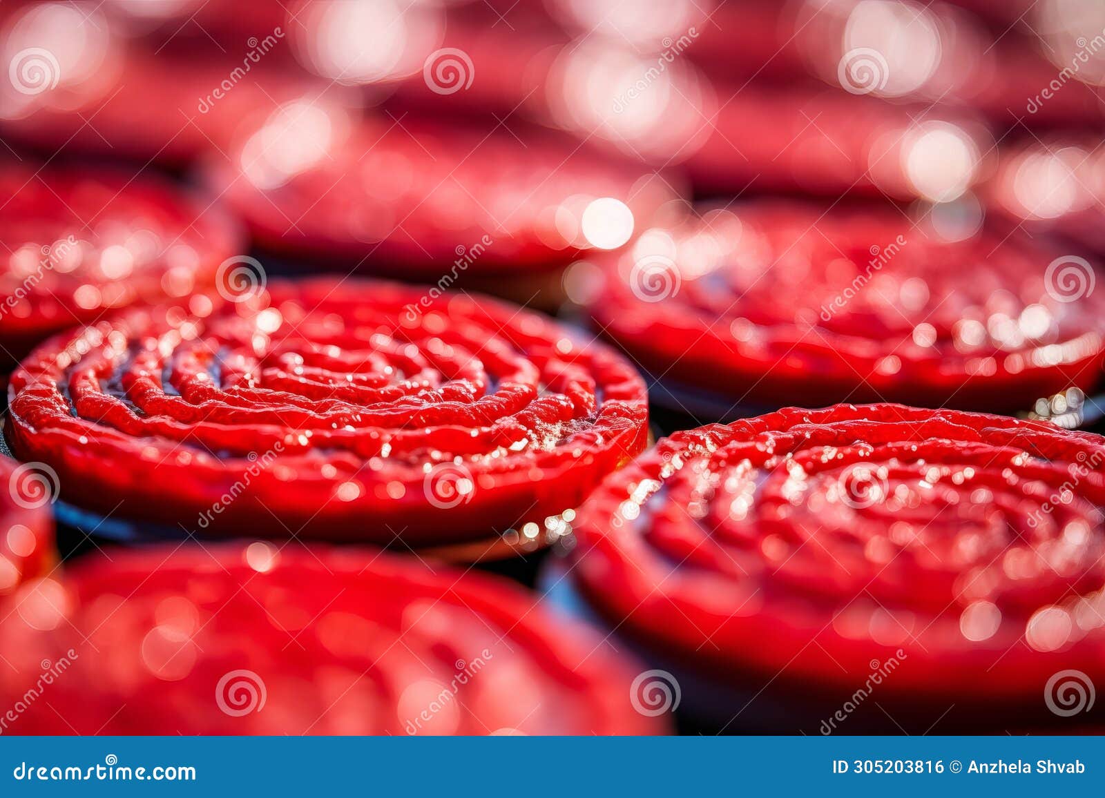 Close-up of Detailed Lab-grown Synthetic Meat Cultivation Process with ...