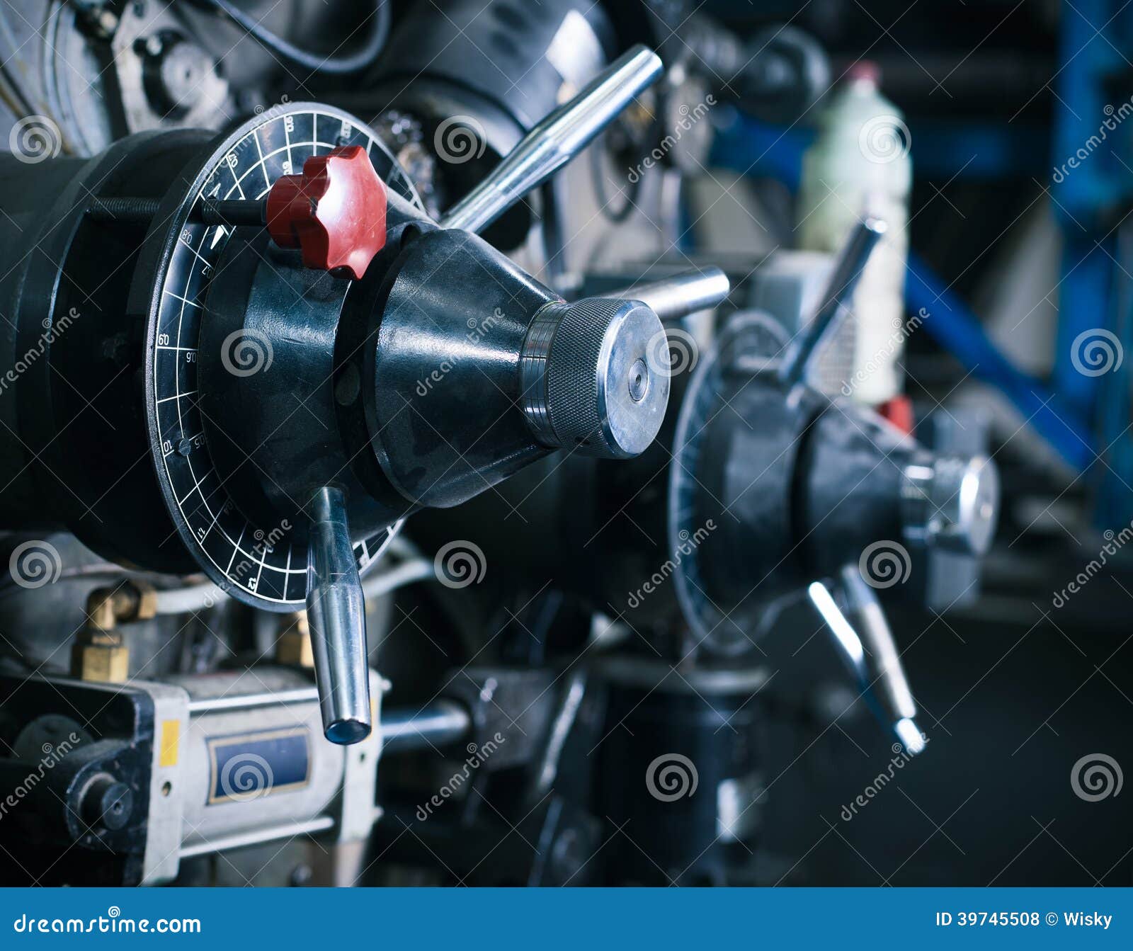 Close-up Details of Typography Machine Stock Photo - Image of factory ...