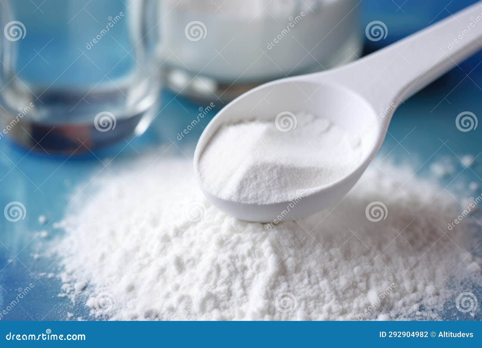 Close-up of Detergent Powder and Measuring Scoop Stock Photo - Image of ...