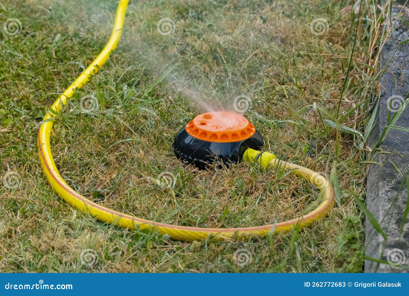 Close-up Device for Artificial Watering of Greenery or Fields ...