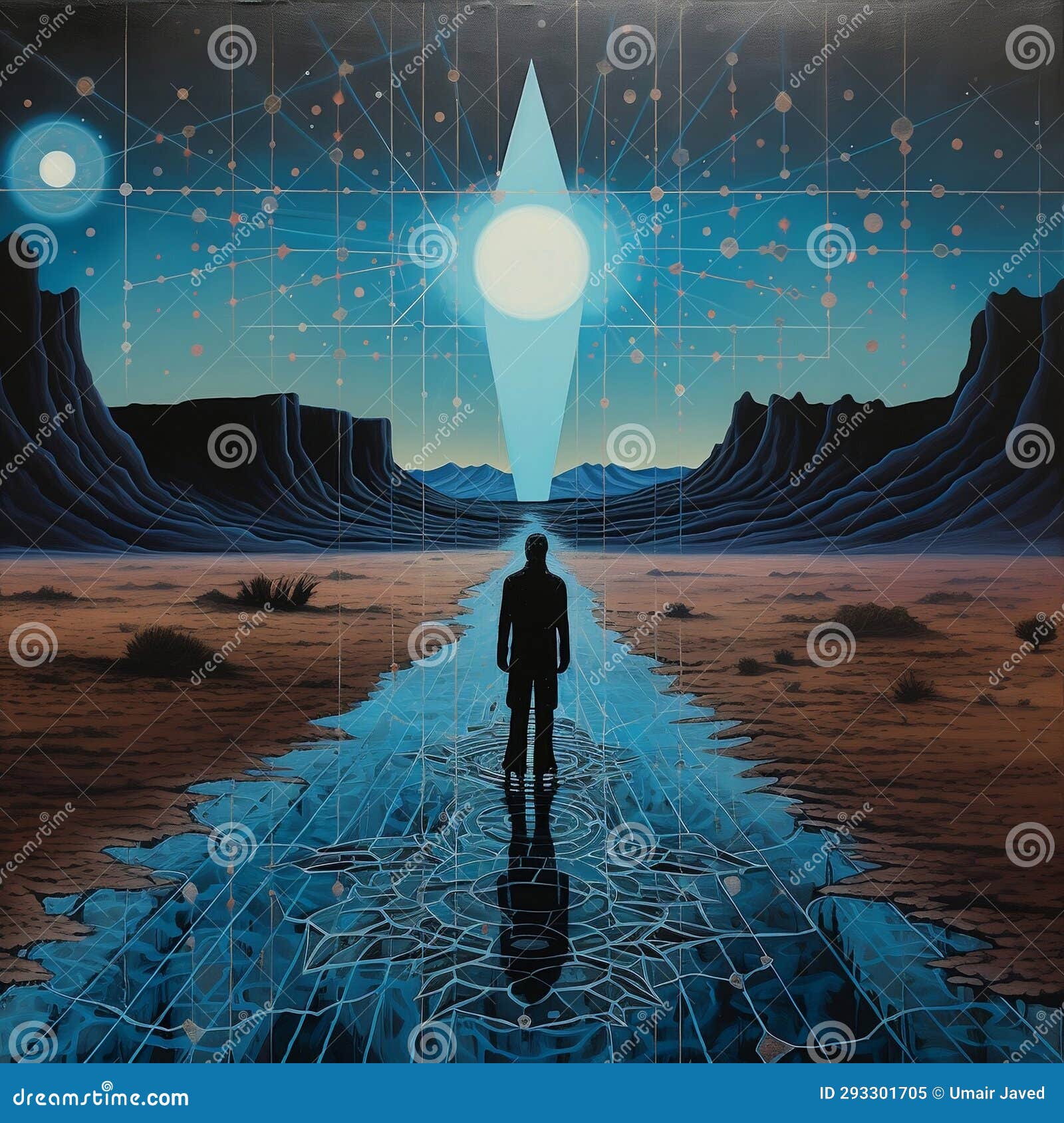 Close Up of a Devil in the Desert Walking Alone on Halloween Night ...