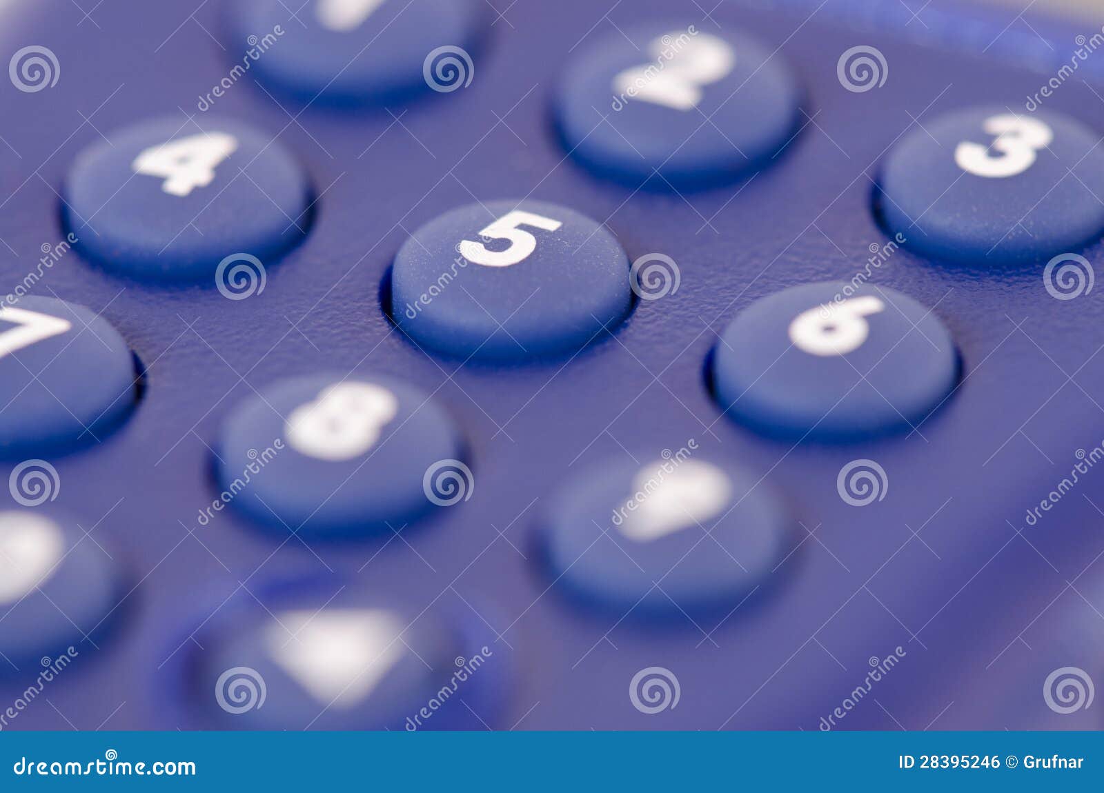 Close Up of a Dial Pad with Shallow Depth of Field Stock Photo - Image ...