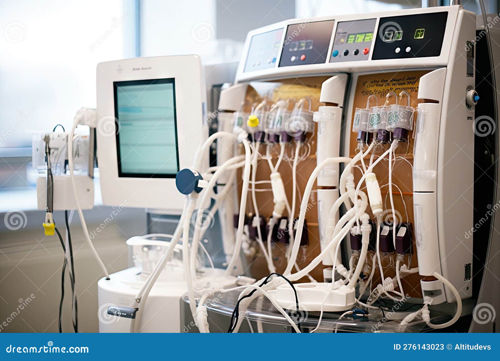 Dialysis Process On White Background Stock Illustration | CartoonDealer ...