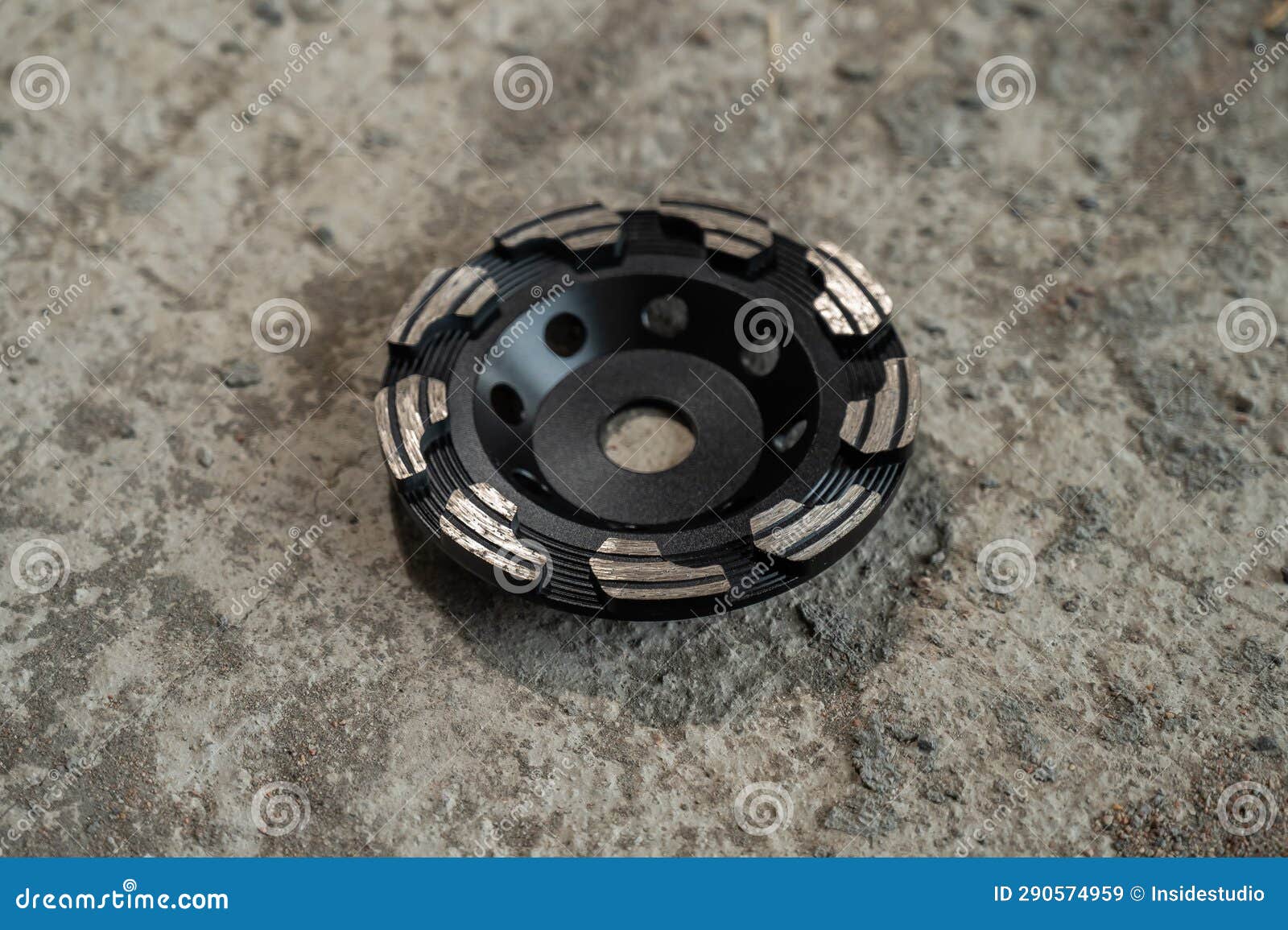 Close-up of a Diamond Bowl on Concrete. Stock Image - Image of diamond ...
