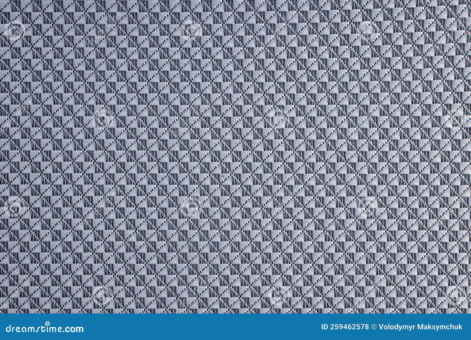 Close-up of Diamond-patterned Textured Synthetic Fabric Used To Make ...