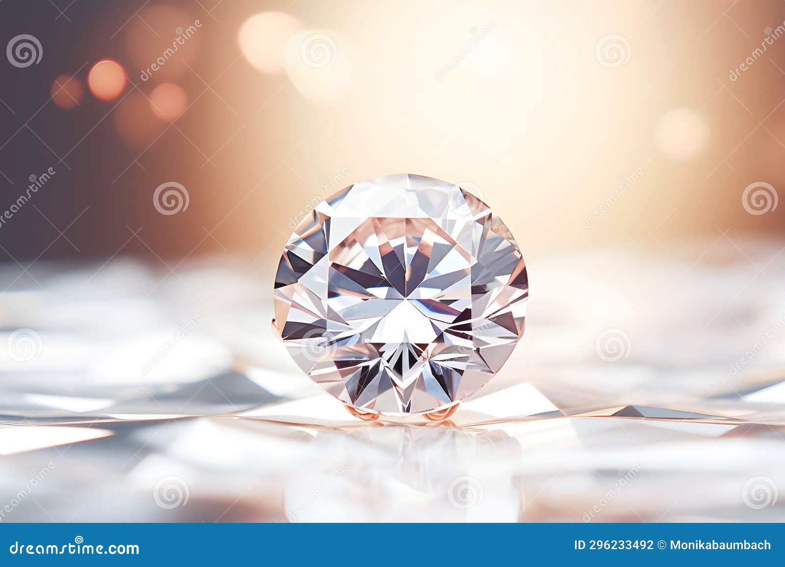Close up of diamond stock illustration. Illustration of lighting ...