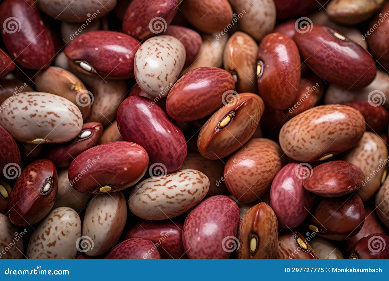 Close Up of Different Colored Bean Mixture Stock Illustration ...