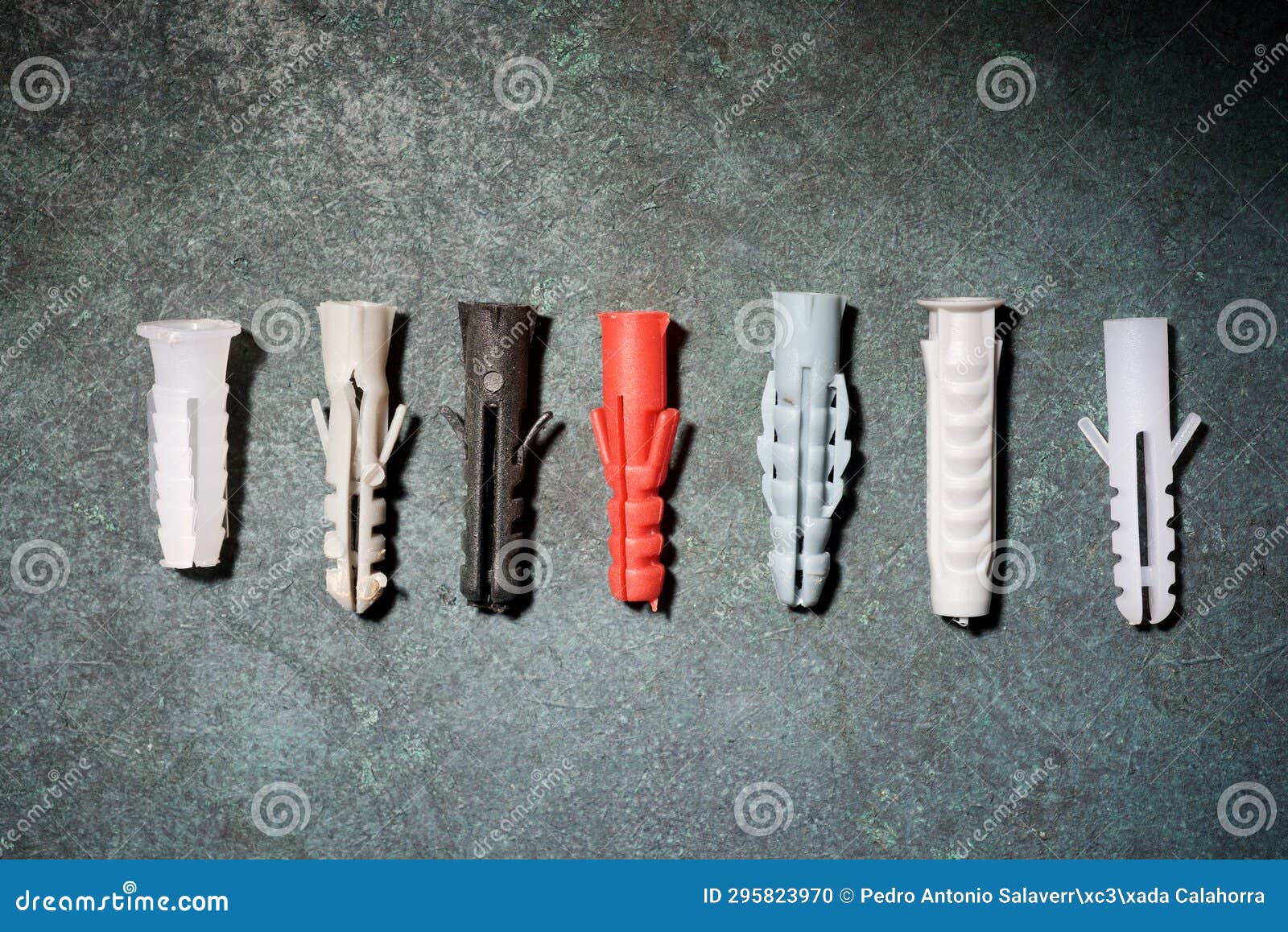 Close-up of a Plastic Dowels Group Stock Photo - Image of mechanic ...