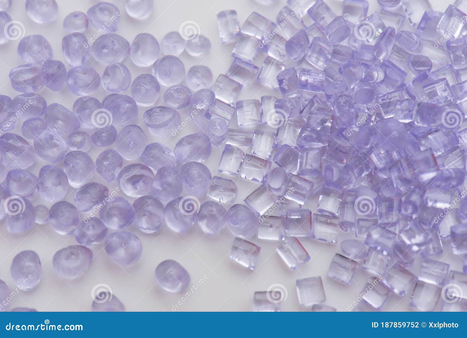Close-up of Different Polymer Granulates Stock Photo - Image of pellets ...