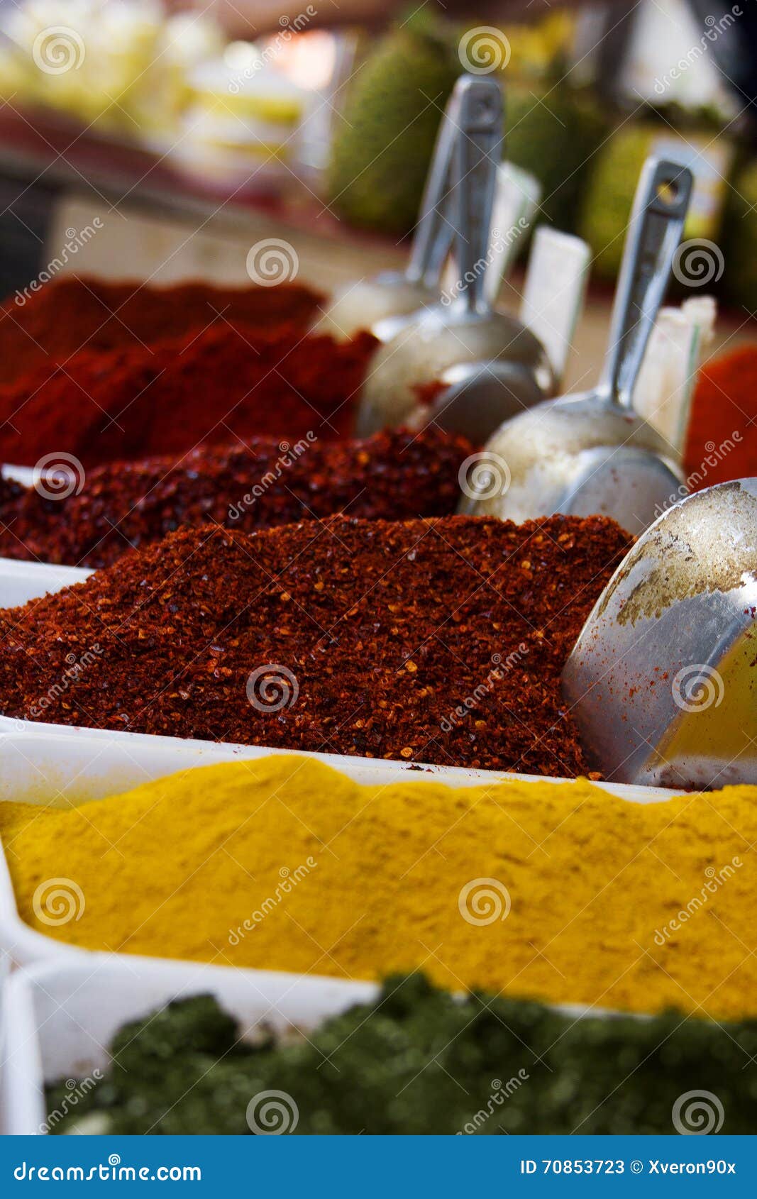 Close-up of Different Types of Assorted Spices Stock Image - Image of ...