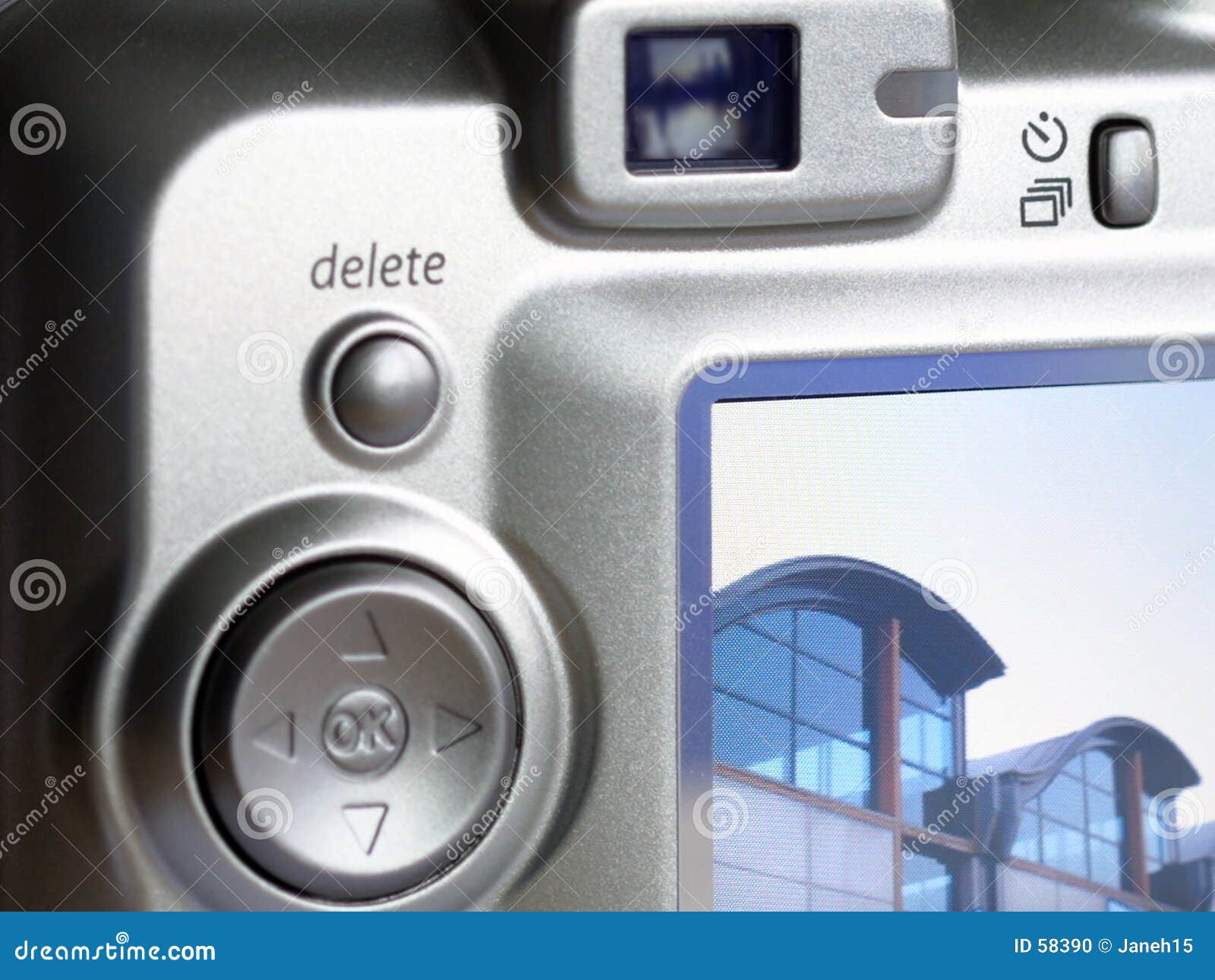 Close-up of Digital Camera Back Stock Photo - Image of recording ...