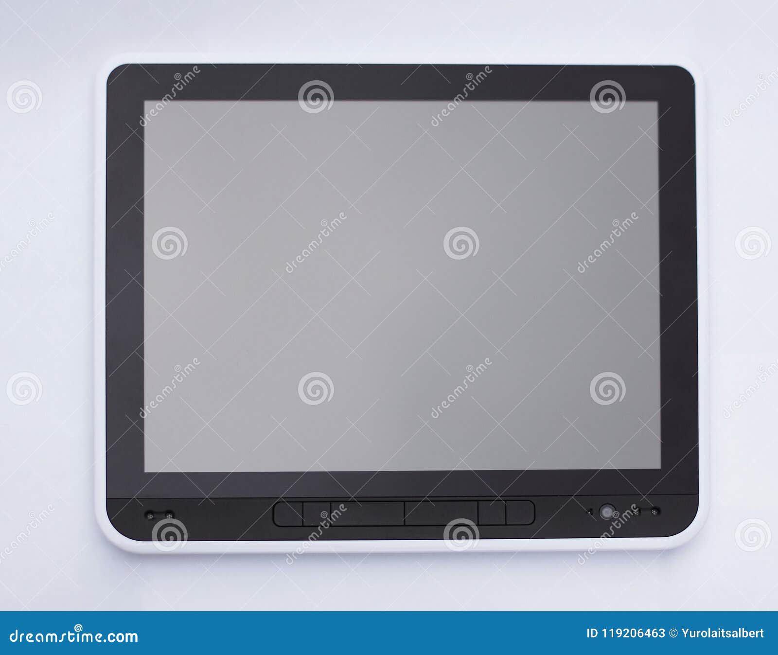 Close Up.digital Tablet with Blank Screen Stock Image - Image of ...