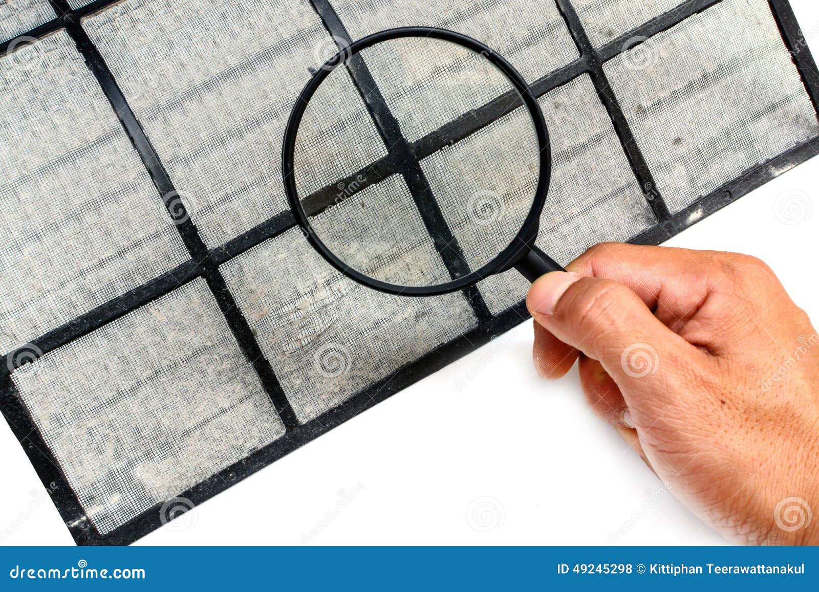 Close Up Dirty Air Conditioner Filter Stock Photo - Image of detail ...