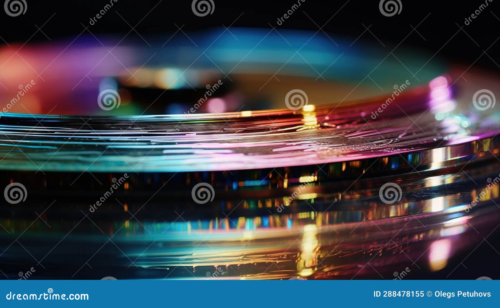 A Close Up of a Disc on a Table with a Blurry Image of the Disc in the ...