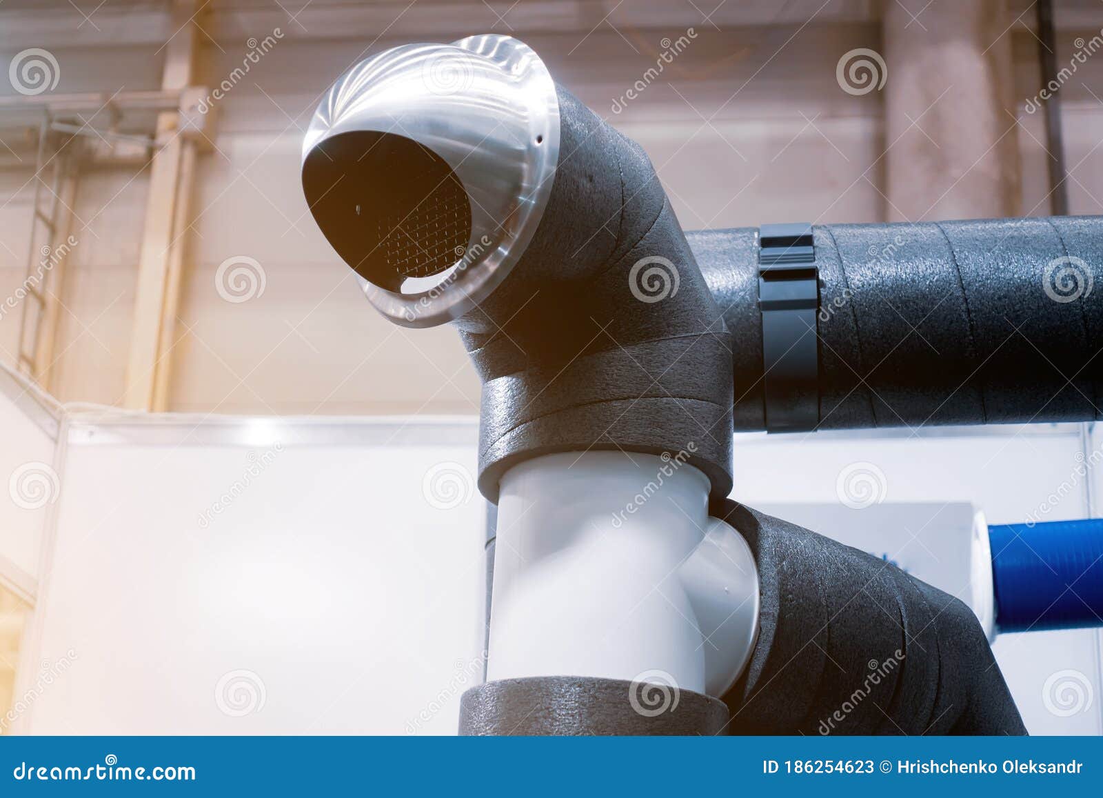 Close-up Distribution Modular Ventilation System Stock Image - Image of ...