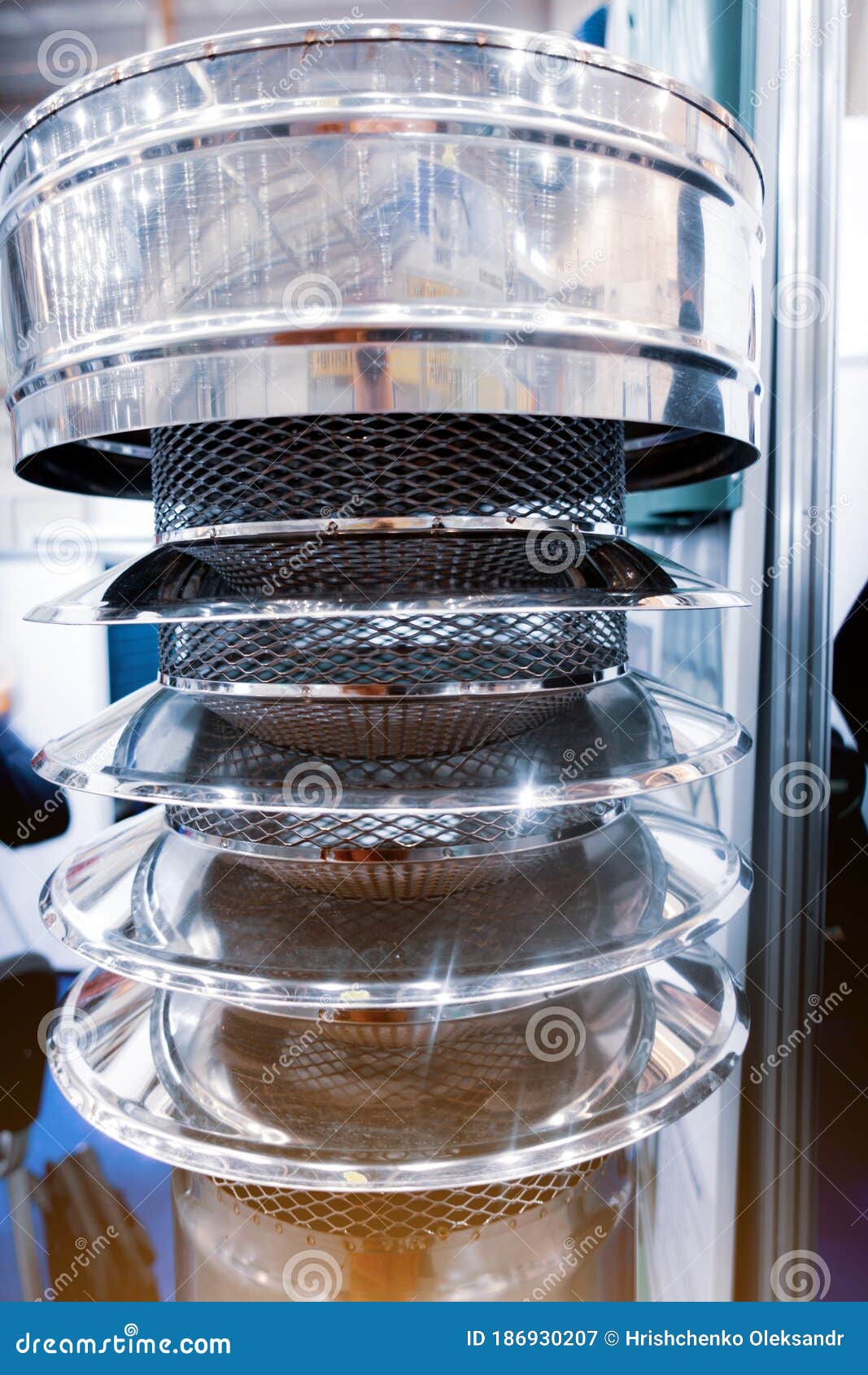 Close-up Distribution Modular Ventilation System Stock Image - Image of ...