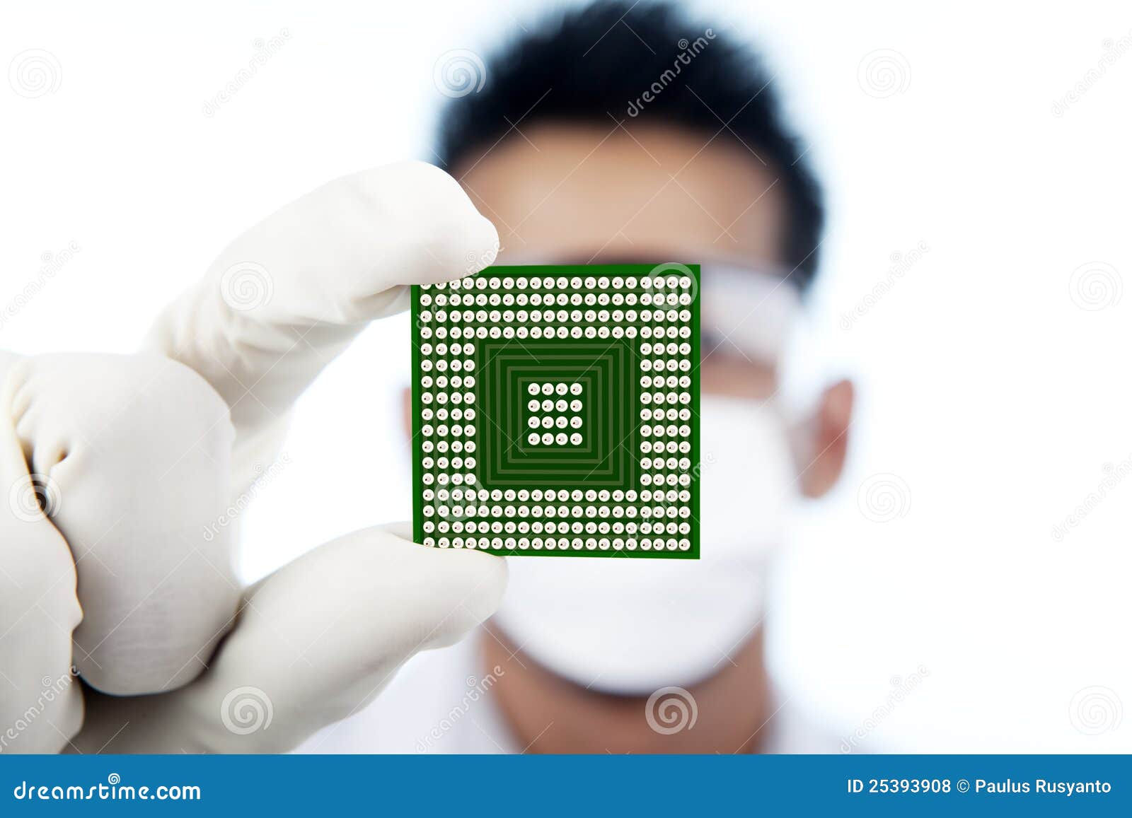 Close Up Do Computador Do Microchip Foto de Stock - Imagem de ...