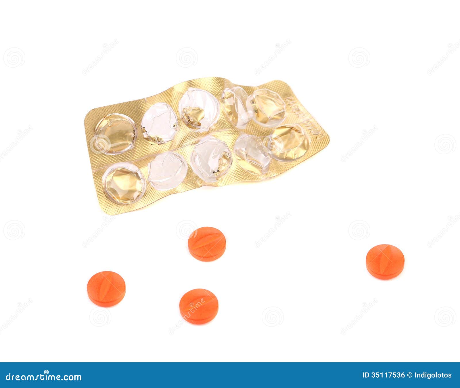 Close Up Do Pacote E Dos Comprimidos Do Comprimido. Foto de Stock ...