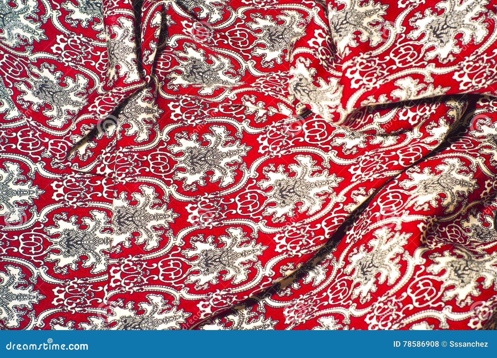 Close-up Do Pano Modelado Brilhante Foto de Stock - Imagem de pano ...