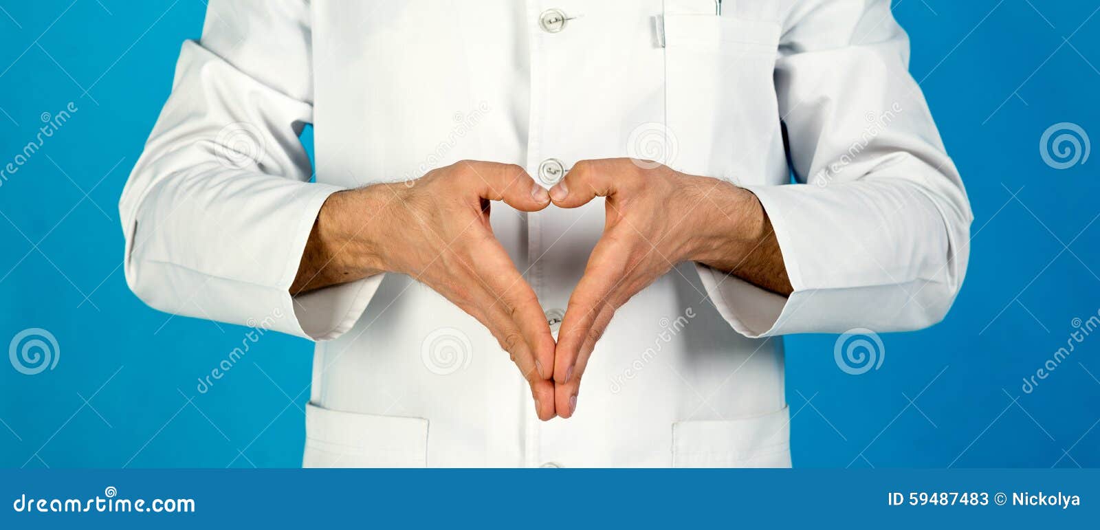 Close Up of Doctor S Hands Making Heart Stock Image - Image of ...