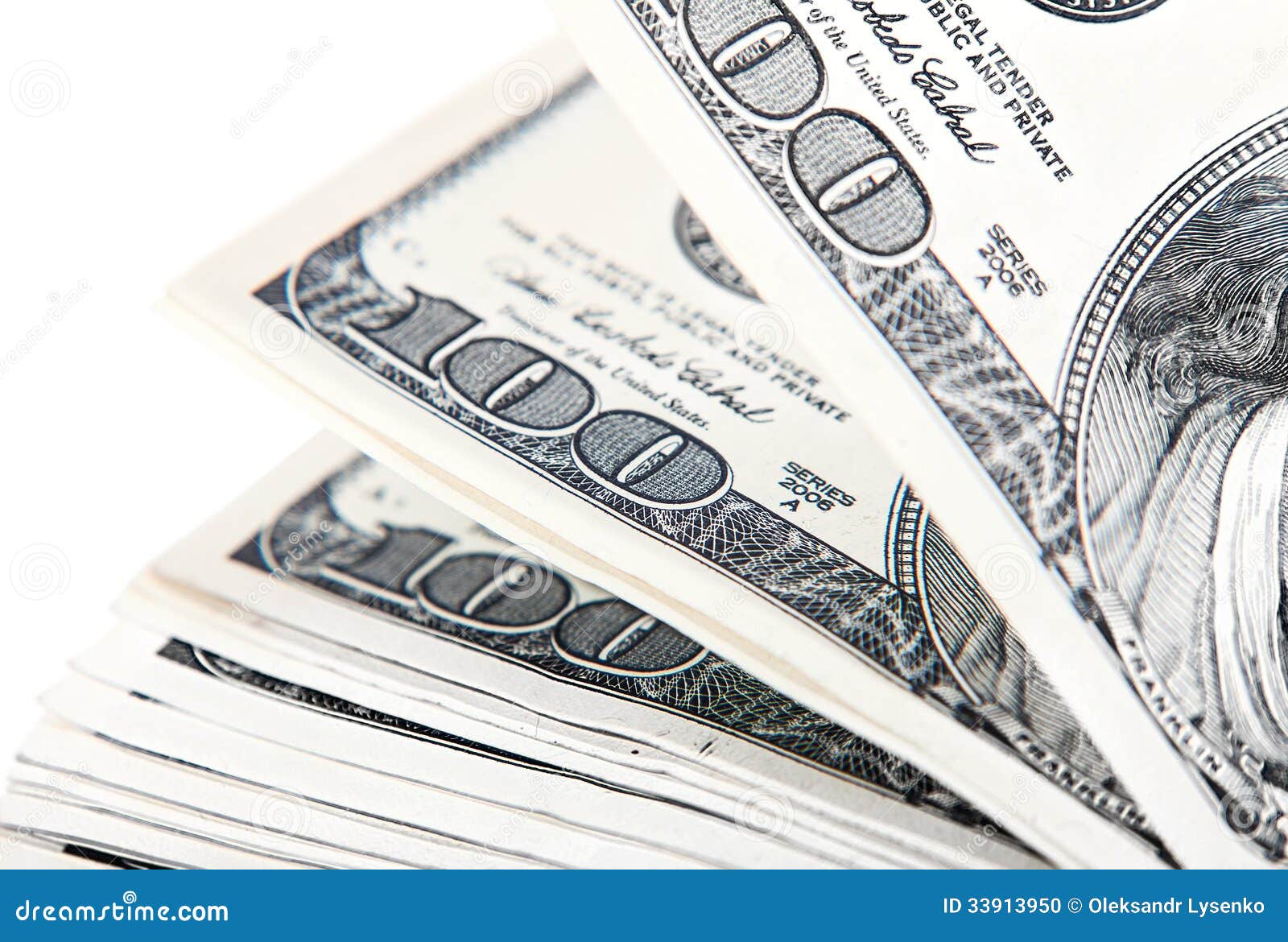 Close-up of Dollar a Banknote Flipping Stock Photo - Image of abstract ...
