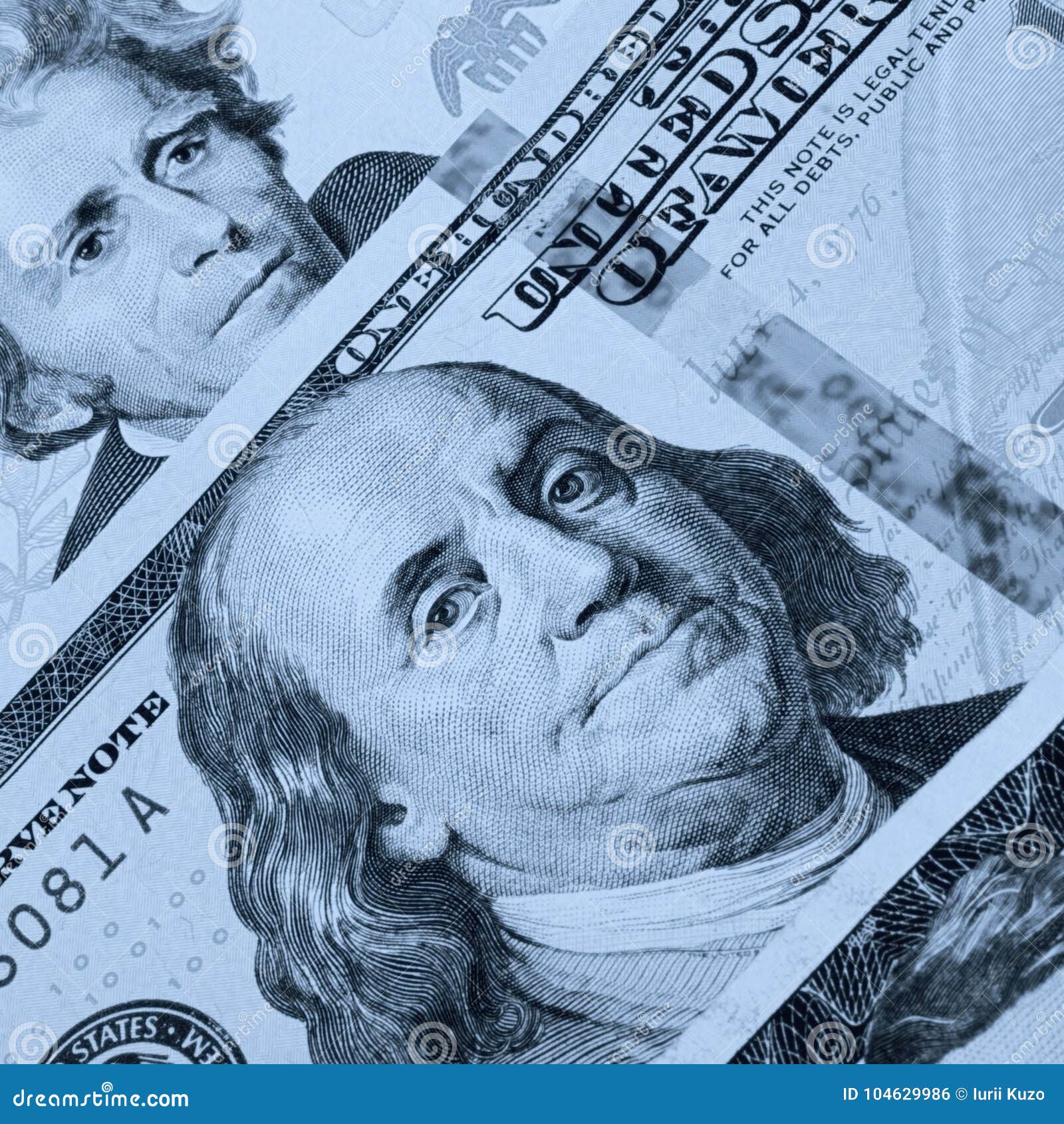 Close up of dollar bill stock photo. Image of dollar - 104629986