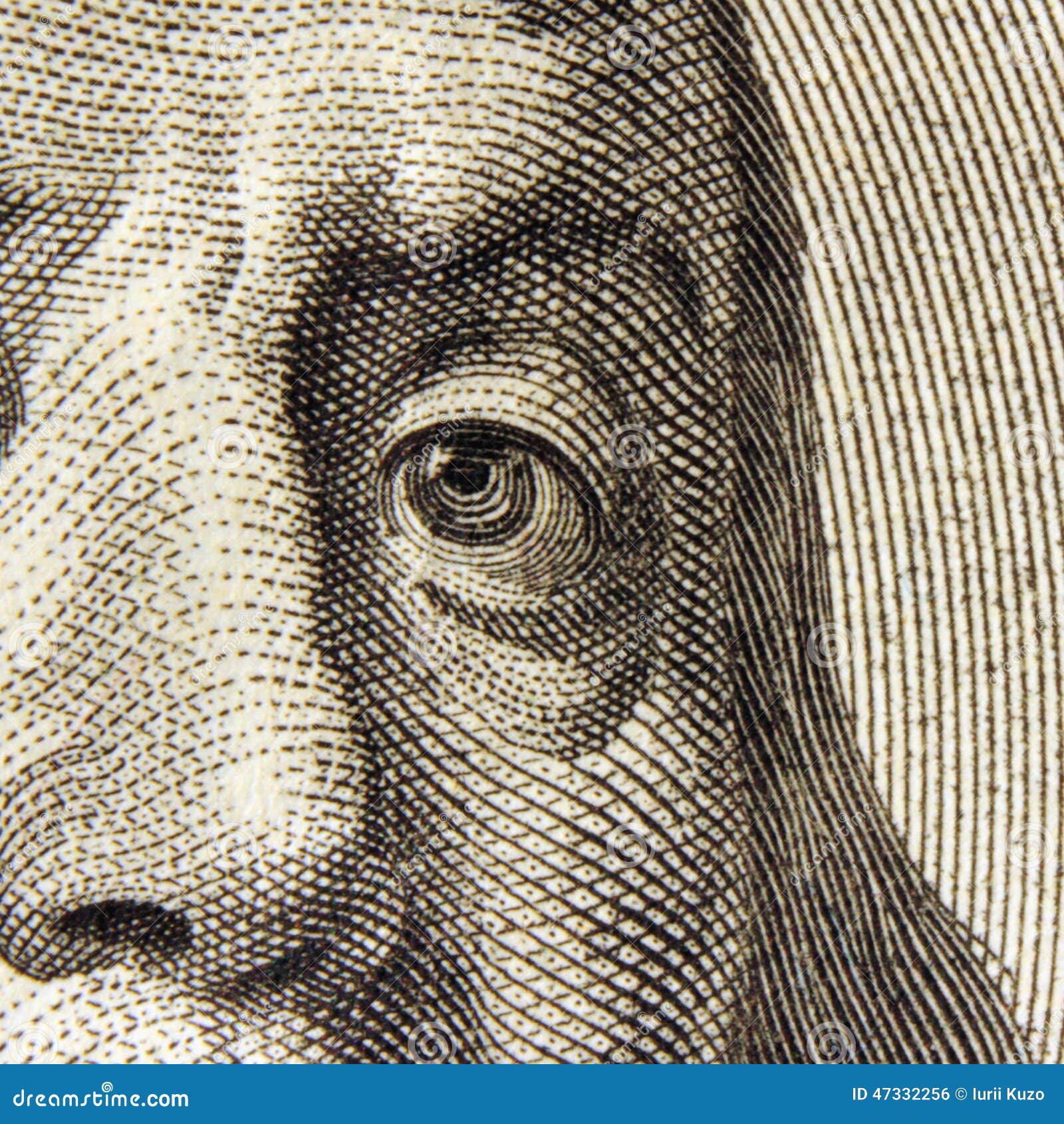 Close up of dollar bill stock photo. Image of bill, engraving - 47332256