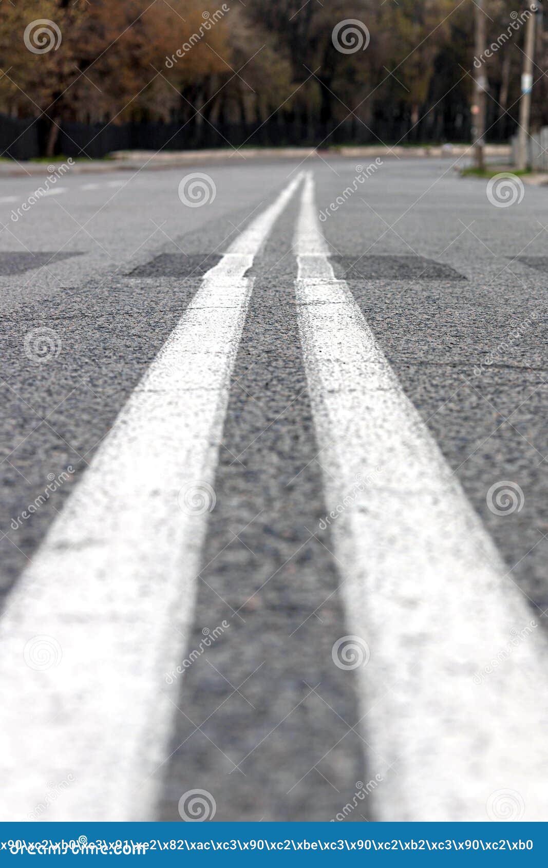 Continuous Road In A Scenic With Mountain Ranges Afar Stock Image ...