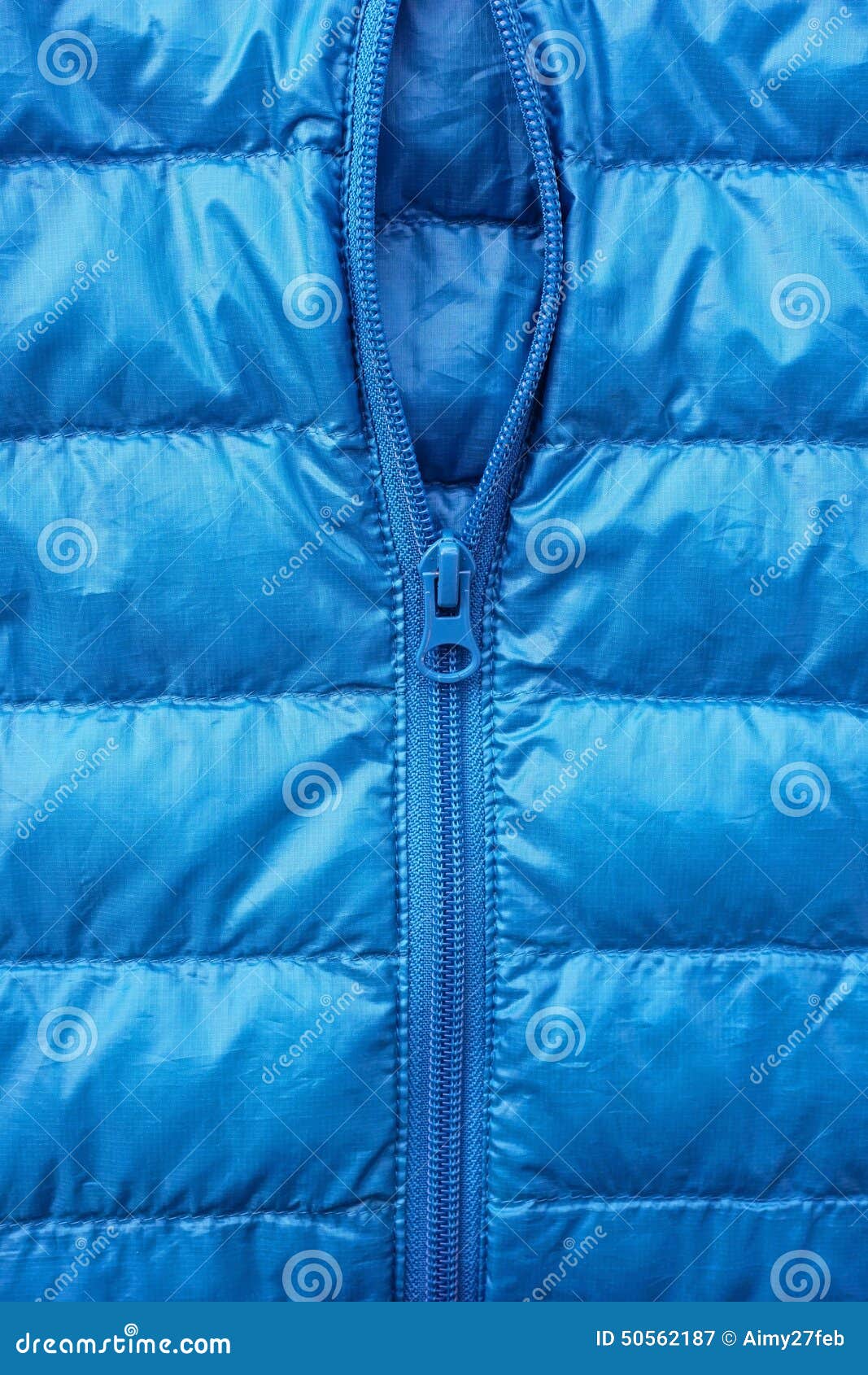 Close Up of Down Jacket and Zip Stock Image - Image of coats, zipper ...