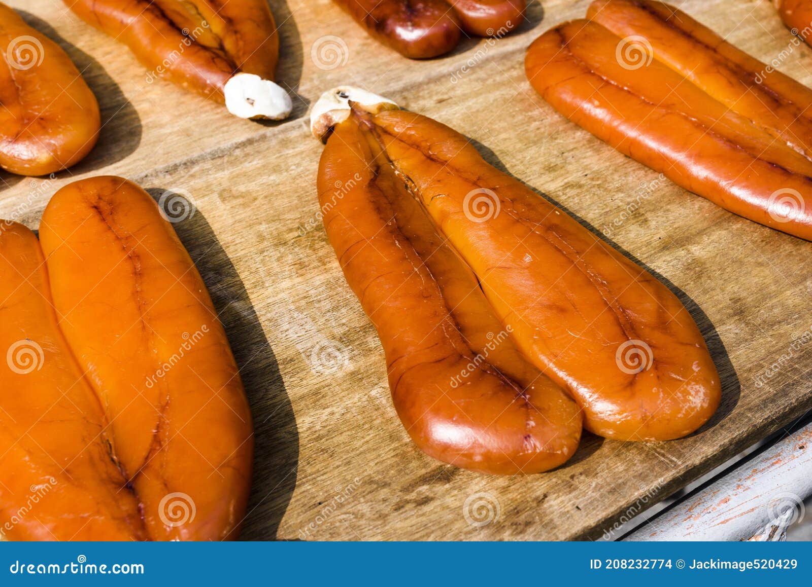 Dried Mullet Roe on the Table Stock Photo - Image of expensive, luxury ...