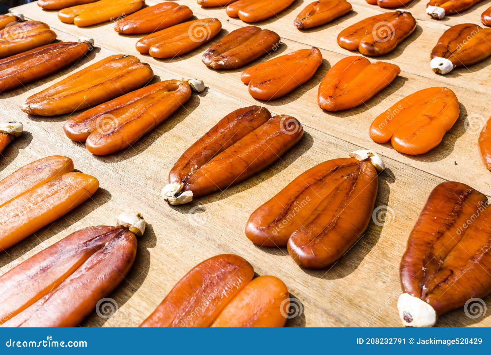 Dried Mullet Roe on the Table Stock Image - Image of fish, delicacy ...