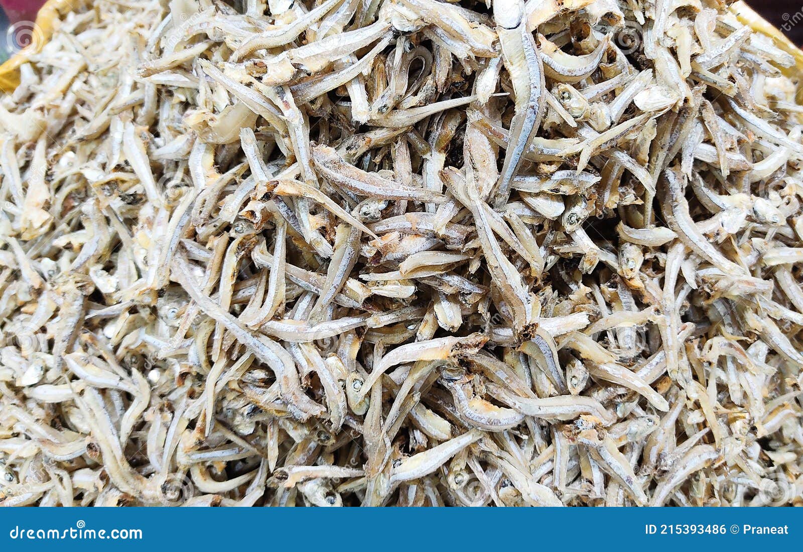 Close Up of Dried Small Fish Stock Photo - Image of ingredient, meal ...