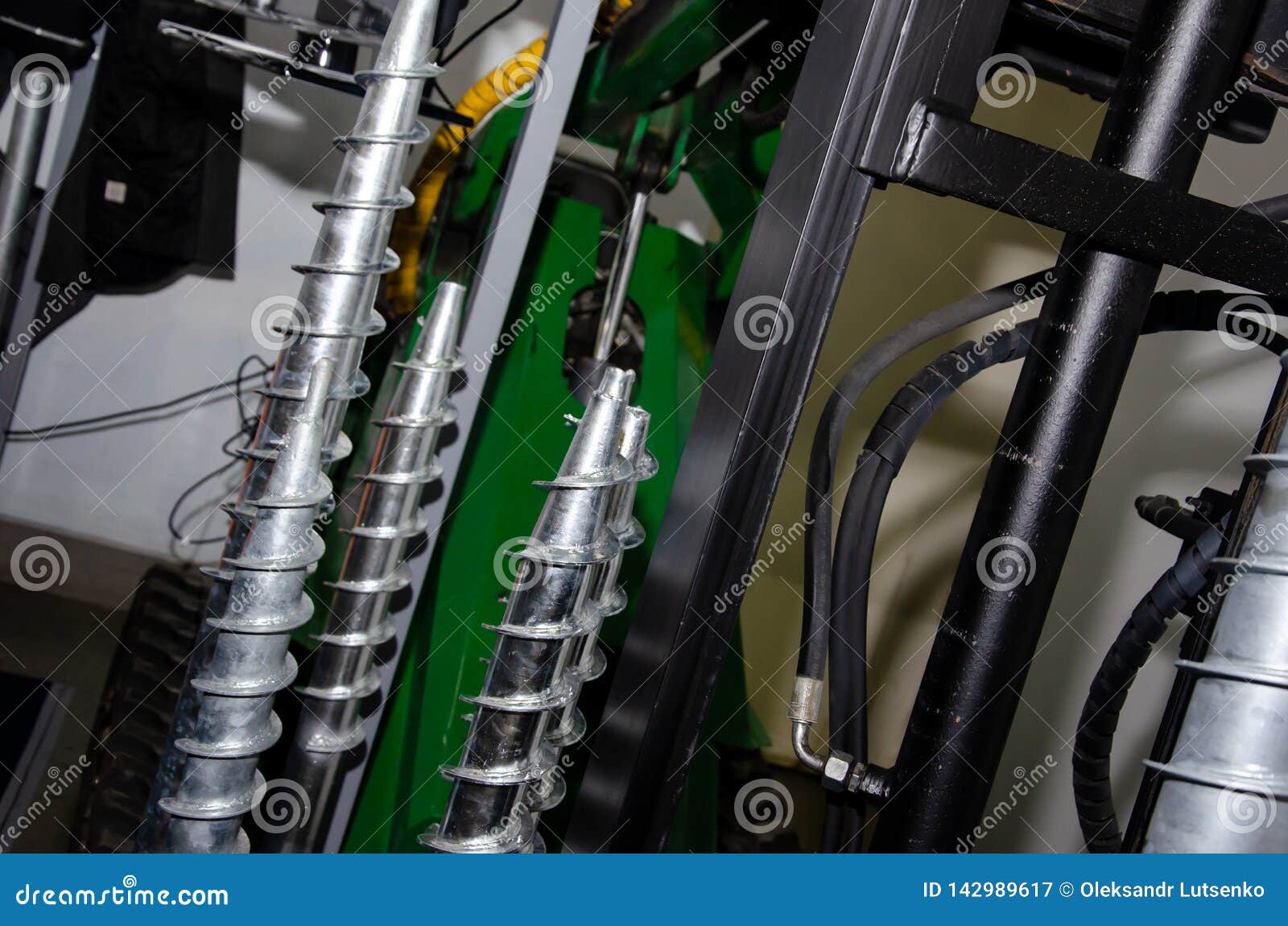 Close-up of drilling rig stock image. Image of power - 142989617
